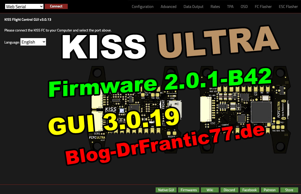 KISS Ultra Firmware 2.0.1-B42 und GUI 3.0.19 » DrFrantic77 Blog rund um ...