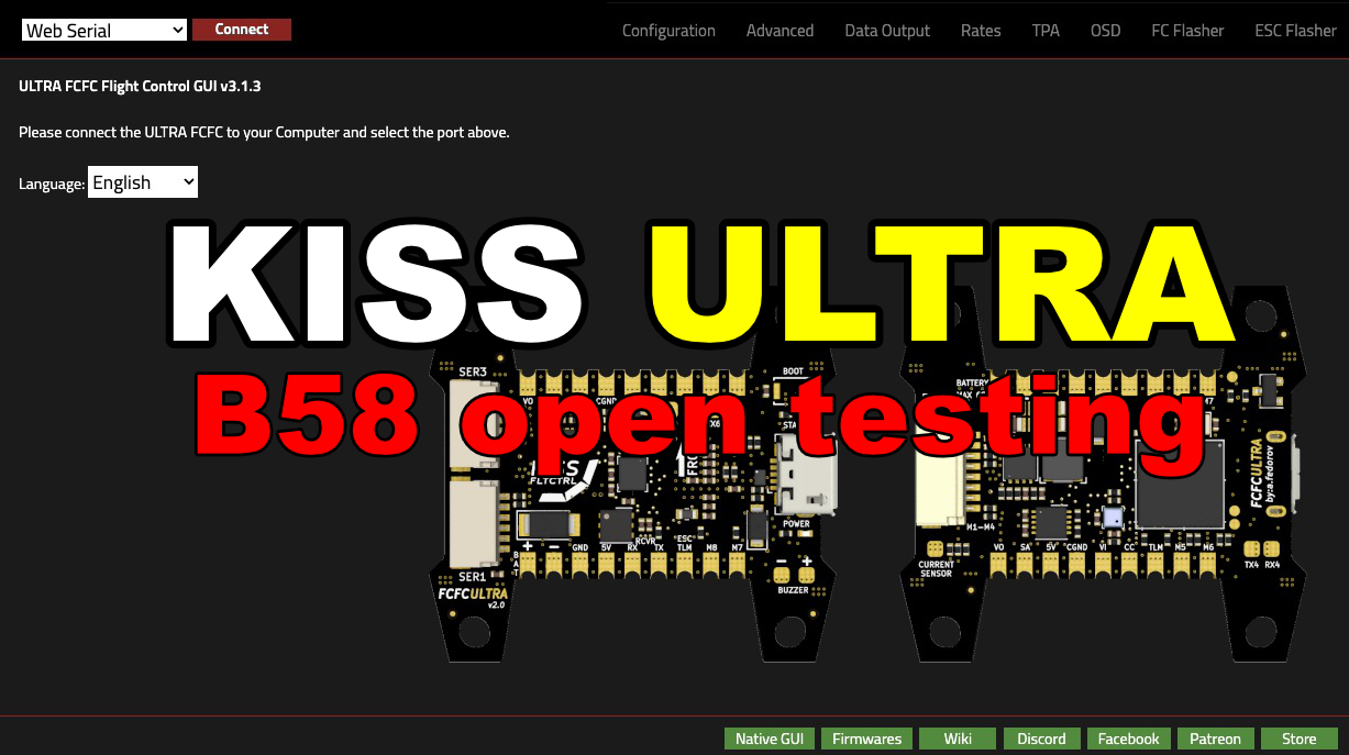 KISS Ultra 2.0.1-B58 open testing » DrFrantic77 Blog rund um FPV Drohnen